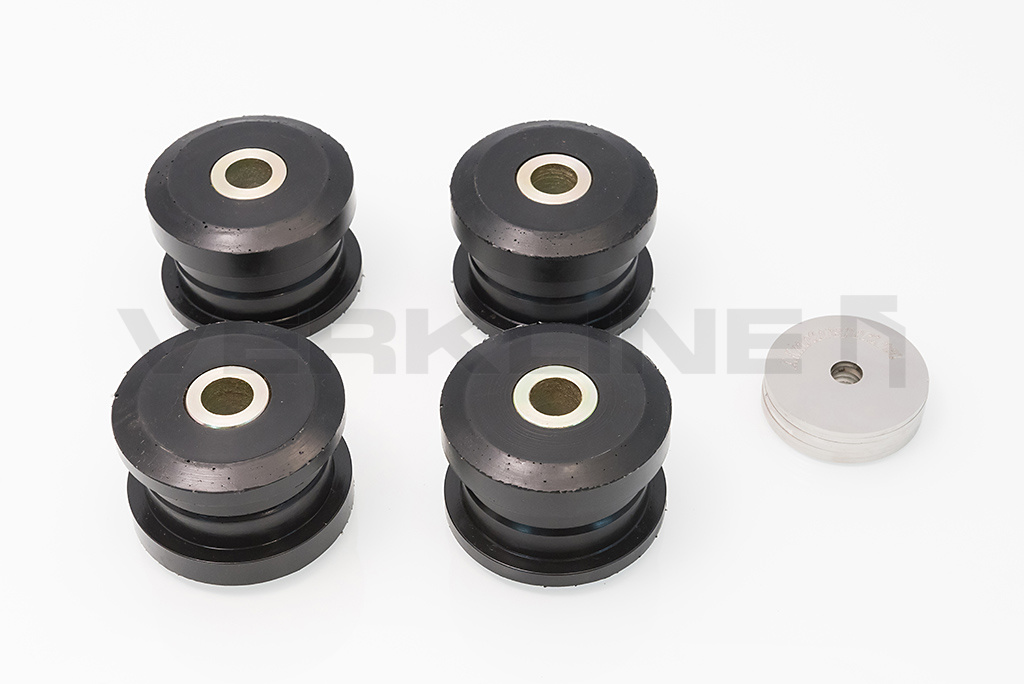 Polyurethane Subframe Mounts, Rear, Audi B4 B5 - VERKLINE