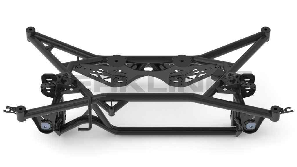 Rear Lightweight Tubular Subframe Track - VAG RS3 S3 A3 TTRS TTS TT ...