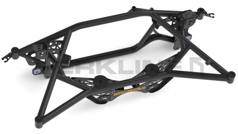 Full subframe + wishbones MQB AWD set - VERKLINE